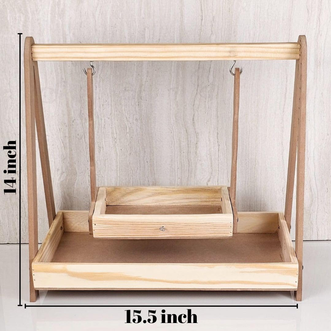 Premium Wooden Folding/Foldable Jhula Swing for Krishna Janmashtami ...