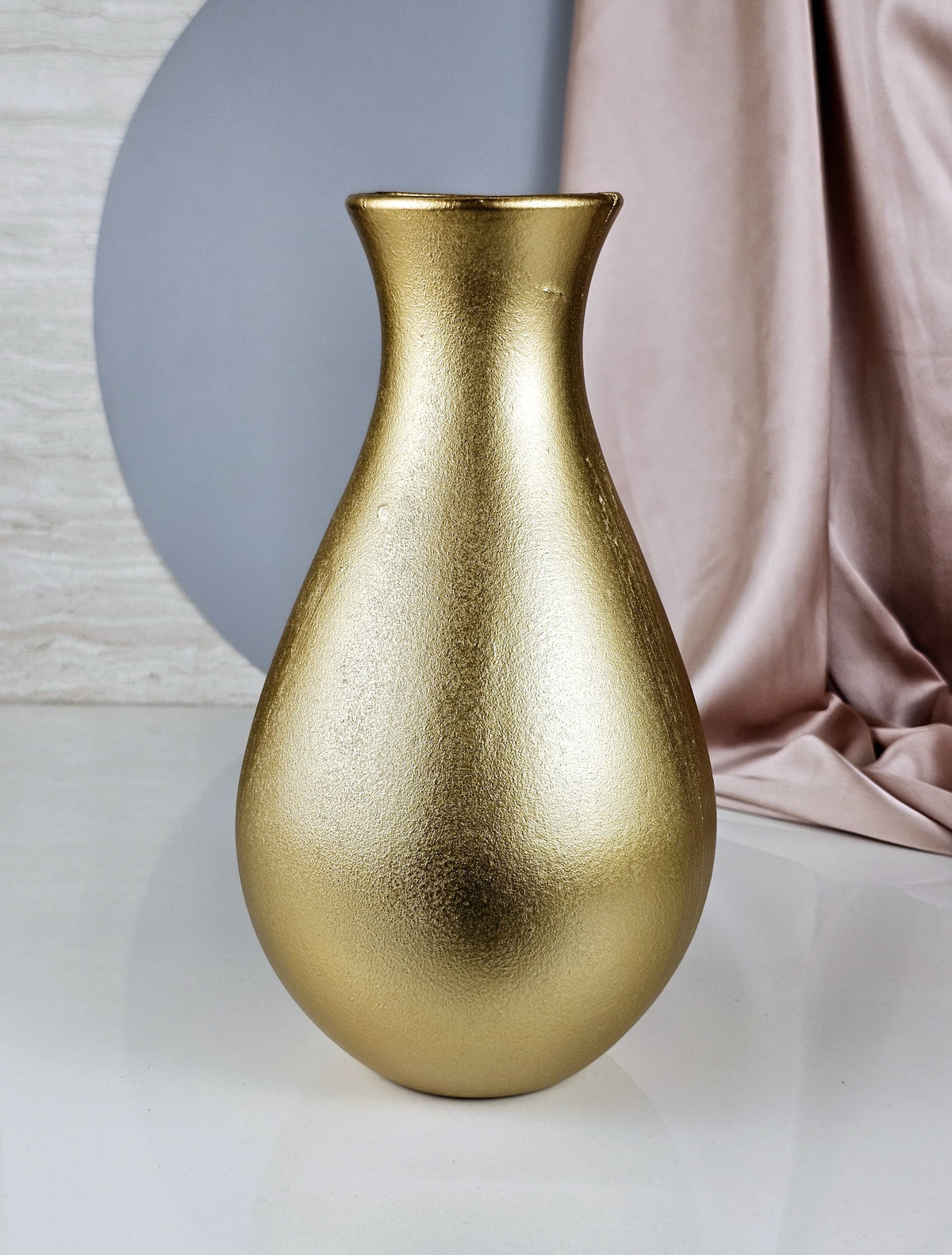 1 Piece Big Size Unbreakable Ceramic look MDF Partical Board Vase for ...